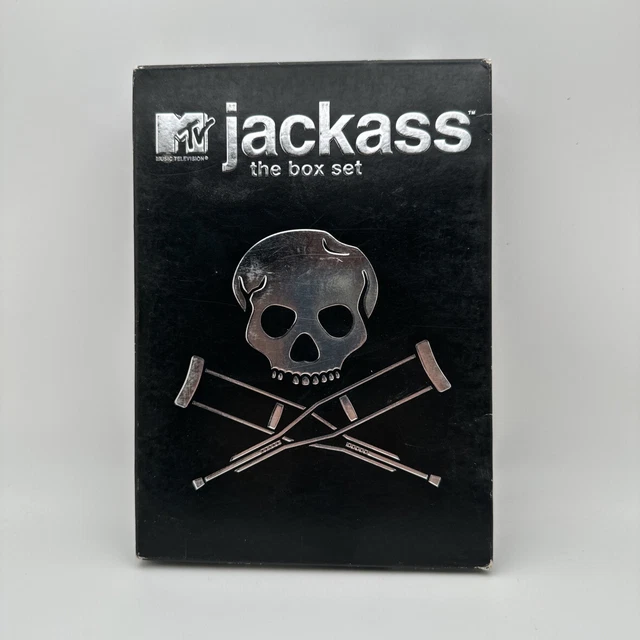 JACKASS: THE BOX Set DVD Complete TV Show MTV 4-Discs with Booklet OOP ...