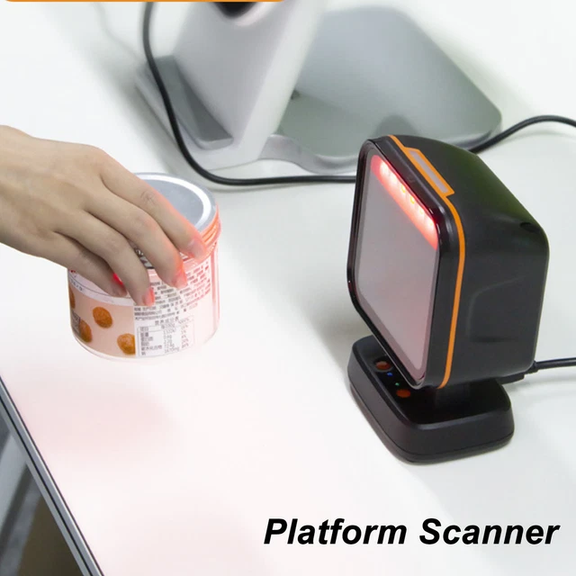 DESKTOP BARCODE SCANNER Auto Sensing Continuous Scanning Reliable ...