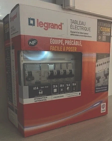 LEGRAND TABLEAU ÉLECTRIQUE neuf équipé extension agrandissement cellier EUR 190,00 - PicClick FR