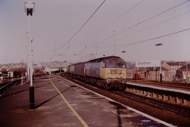 1990 BRITISH RAIL Grantham Loco Railway Slide John Spencer Gilks 5152 £ ...