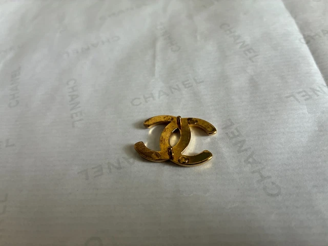 CHANEL CC LOGO Gold Metal Hanger Insert £27.16 - PicClick UK