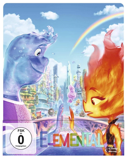 ELEMENTAL - STEELBOOK (Blu-ray) Peter Sohn (US IMPORT) £33.99 - PicClick UK