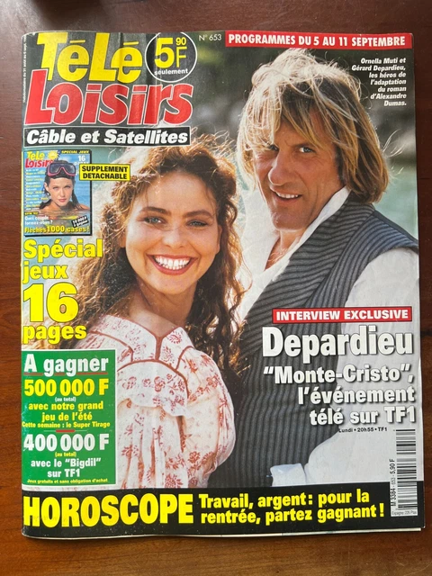 TÉLÉ LOISIRS 5/09/1998; Interview Depardieu et Ornella Muti/ David Duchovny EUR 6,00 - PicClick FR