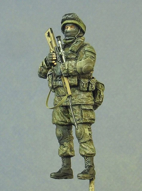 1/35 SCALE MODERN Sniper Resin Figure Military Diorama Model Kit ...