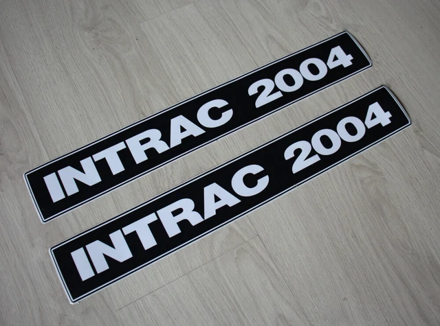 DEUTZ TRAKTOR 2 x Intrac 2004 Aufkleber Set Logo Sticker Label EUR 45 ...