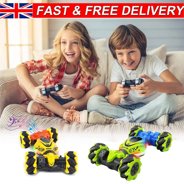 360° 4WD RC Stunt Car Sensing Off-Road Remote Control Twist Car Toy £15 ...