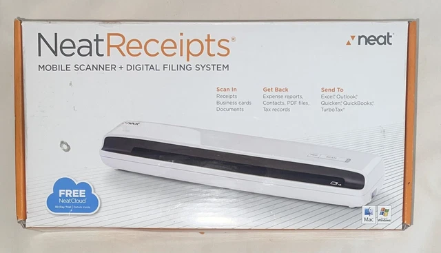 NEATRECEIPTS MOBILE DOCUMENT Scanner and Digital Filing System for PC ...
