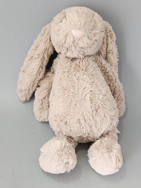 JELLYCAT BASHFUL BUNNY Light Brown Plush Soft Toy 11 Inch Stuffed Animal £10.00 - PicClick UK