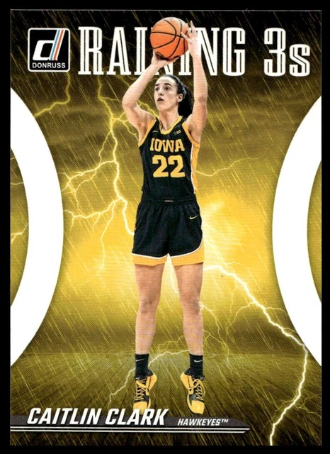 CAITLIN CLARK 2024 Panini Caitlin Clark Collection #R2 Raining 3's Iowa ...