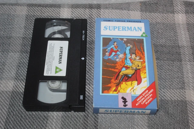 COMIC TOONS PRESENTS Superman VHS Video - OB4 £4.99 - PicClick UK