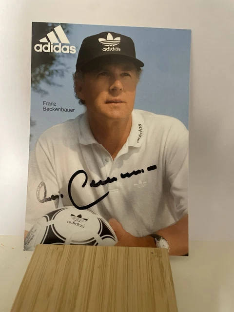 ORIGINAL SIGNIERT FRANZ Beckenbauer HSV FC Bayern Autogrammkarte AK Adidas DFB EUR 14,99 ...