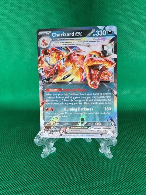 POKÉMON TCG CHARIZARD ex Sv03: Obsidian Flames 125/197 Holo Double Rare ...