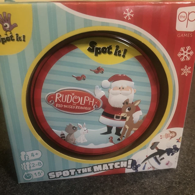 USAOPOLY SPOT IT! Rudolph the Red-Nosed Reindeer Edition Christmas ...