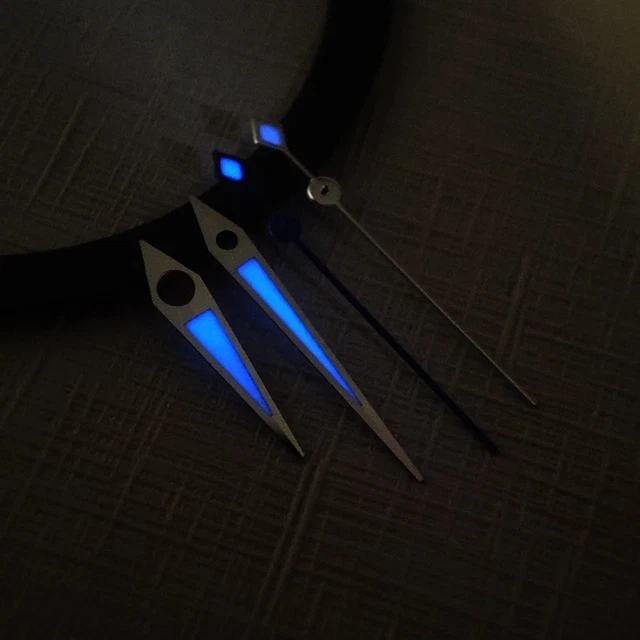 BLUE LUMINOUS WATCH Hands for NH35 NH36 Diving Watch Replacement ...