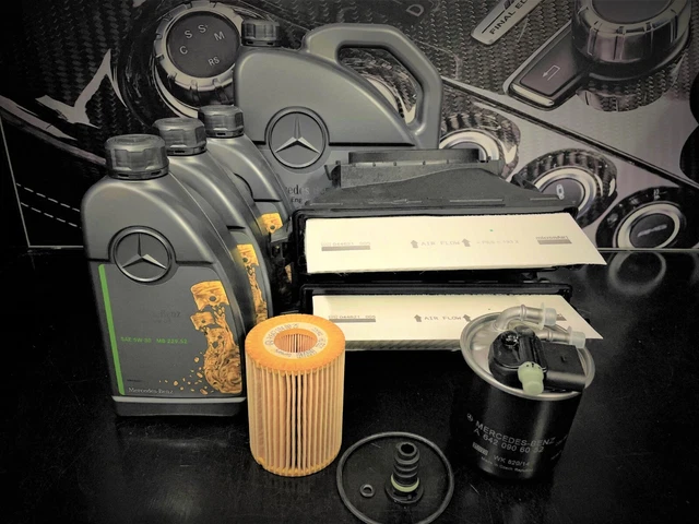 NEW GENUINE MERCEDES-BENZ W222 S-Class Oil Air Fuel & Engine Oil M642 ...