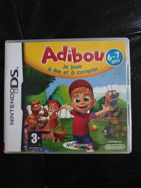 JEU NINTENDO DS Mindscape Adibou 6-7 ans - Je joue à lire et à compter ...