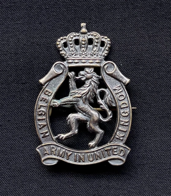 WW2 BELGIAN ARMY In United Kingdom Original Badge £45.00 - PicClick UK