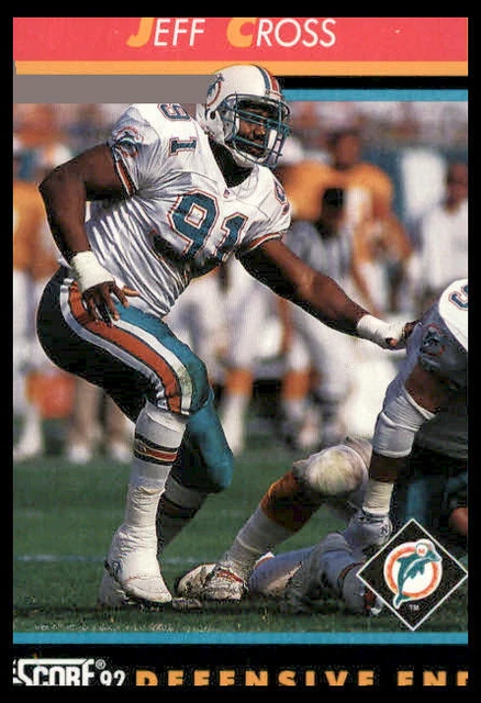 1992 SCORE #412 Jeff Cross Miami Dolphins EUR 1,09 - PicClick FR