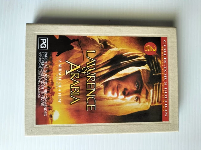 LAWRENCE OF ARABIA - Collectors Edition Canvas Cover (Region 4 Dvd) $24 ...