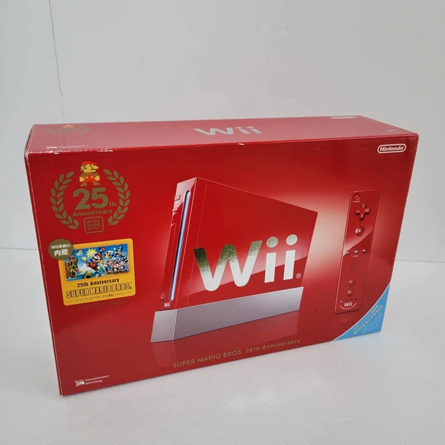 NINTENDO WII, 25TH Anniversary Super Mario Bros Limited Edition, Red Console £120.00 - PicClick UK