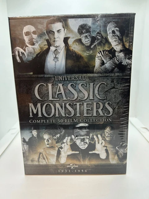UNIVERSAL CLASSIC MONSTERS Complete 30 Film/Movie Collection DVD Set £ ...