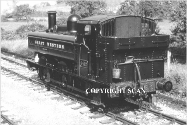 RAILWAY STEAM PHOTO. 6312 GWR CLASS 4300 @ BUCKFASTLEIGH 60 £3.83 ...