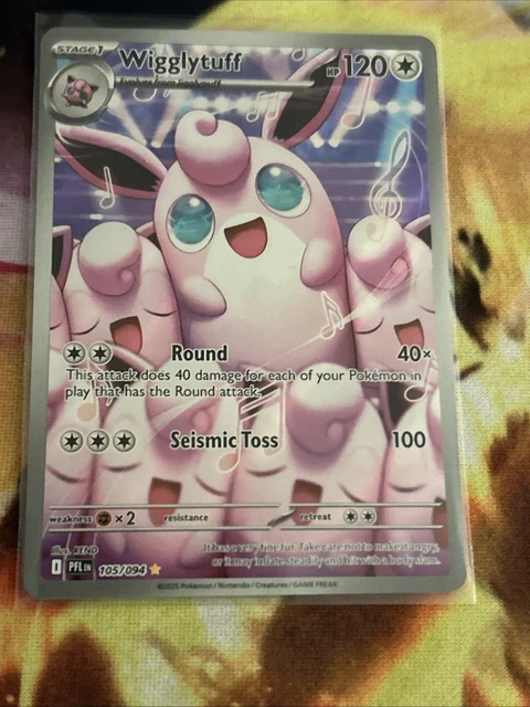 POKEMON PHANTASMAL FLAMES Wigglytuff 105 105/094 IR NM EN Mega ...
