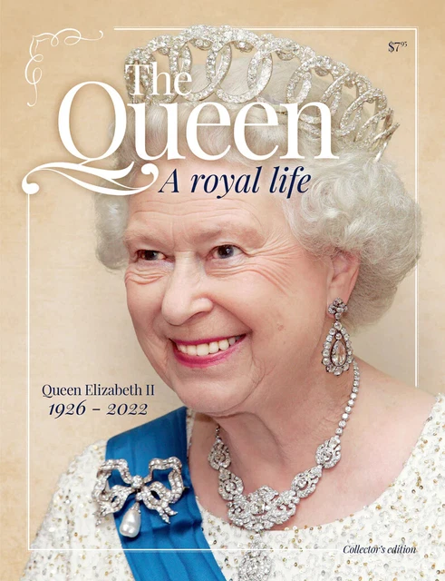 THE QUEEN A Royal Life Commemorative Magazine - Queen Elizabeth II $1. ...