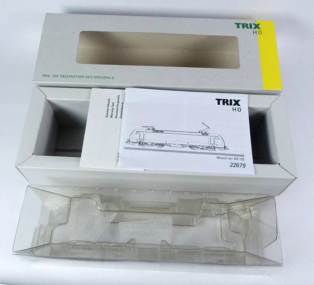 TRIX 22679 LEERKARTON E-Lok BR 152 137-6 ALBATTROS DIGITAL OVP H0 ...