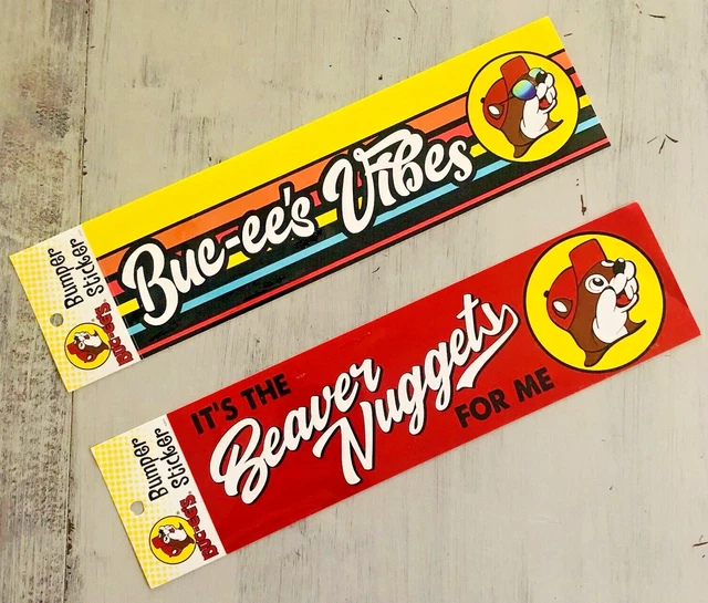 BUC-EE'S BUMPER STICKERS Bucees Stickers Buccees Stickers Beaver ...