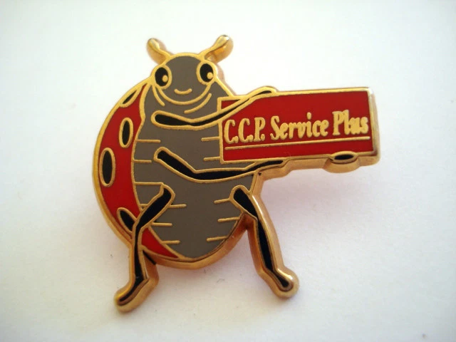 PINS CCP SERVICE Plus La Poste Insecte Coccinelle EUR 5,99 - PicClick IT