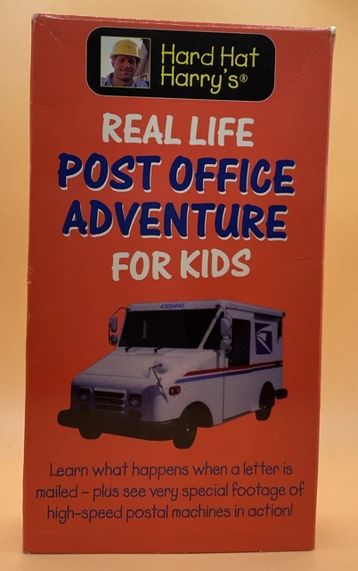 REAL LIFE POST Office Adventure For Kids VHS 1999 Hard Hat Harry's *Buy ...