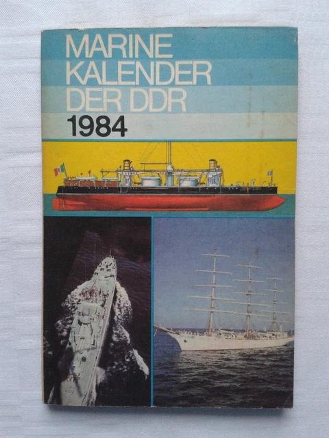 MARINE KALENDER DER DDR 1984 Militärtechnik NVA Marine Schiffe ...