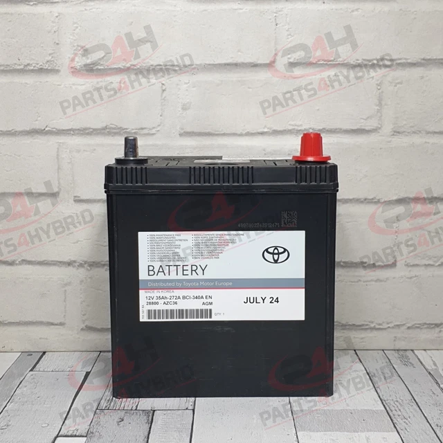 GENUINE TOYOTA AURIS 12V Battery S34B20L Auxiliary Battery Oem Part 28800-AZC36 £169.99 ...