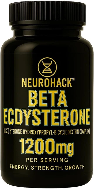 BETA ECDYSTERONE SUPPLEMENT 1200mg | 98% Maximum Purity Ecdysterone for ...