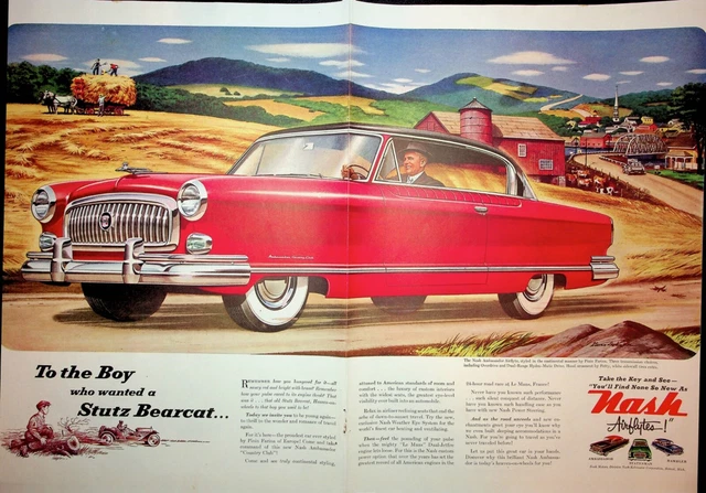 ORIGINAL MERCURY 1950S "the boy who wanted a Stutz bearcoat" Paper Ad ...