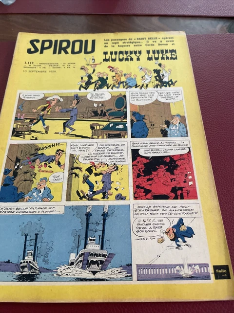 TIM UND STRUPPI Spirou 1117 1959 Buck Danny Lucky Luke Gaston Marc ...