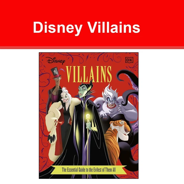 DISNEY VILLAINS THE Essential Guide New Edition by Glenn Dakin ...