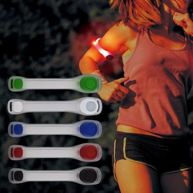FLASHING SAFETY LED Light Belt Strap Arm Band Armband For Night Running ...