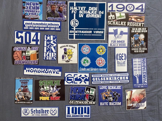 AUFKLEBER FC SCHALKE 04 Ultras Sticker Szenekleber Stickerpaket ...