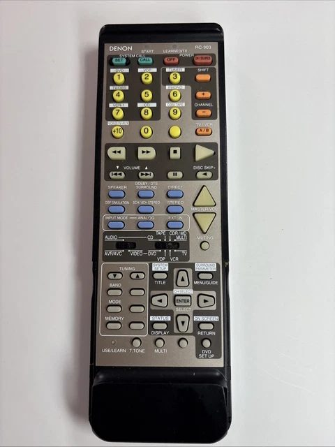 GENUINE DENON RC-903 A/V Receiver OEM Remote Control - TESTED $30.00 ...