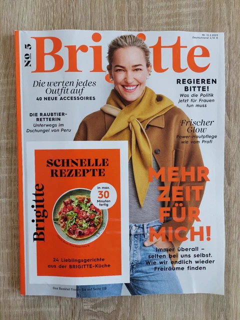BRIGITTE ZEITSCHRIFT NR. 06/2025 vom 26. Februar 2025 EUR 1,40 ...