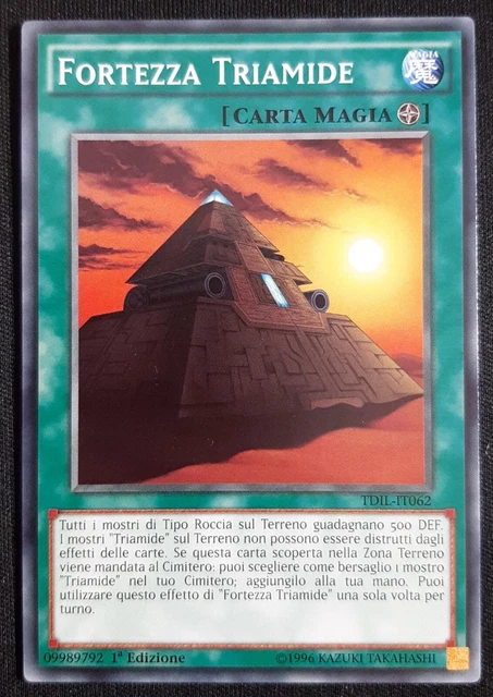 FORTEZZA TRIAMIDE TRIAMID Fortress TDIL-IT062 Comune ITALIANO YUGIOH ...