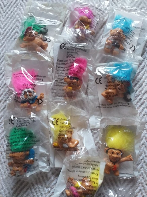 10X 1990S TROLL Pencil Toppers, Professor Weeto, Cereal Box ...