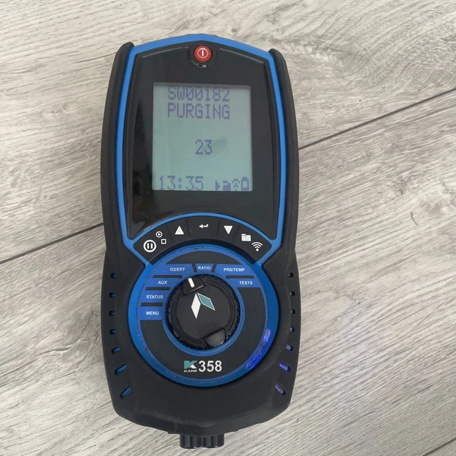 KANE 358 FLUE Gas Analyser Calibration Expired 04/2026 £312.69 ...