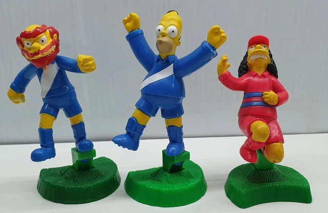 SIMPSONS EUROPEAN FOOTBALL Figure Burger King Lot 2002 Soccer Homer ...