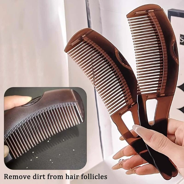 1/2X ANTI-DANDRUFF MASSAGE Comb Anti-Static Anti Tangling Hair Brush ...