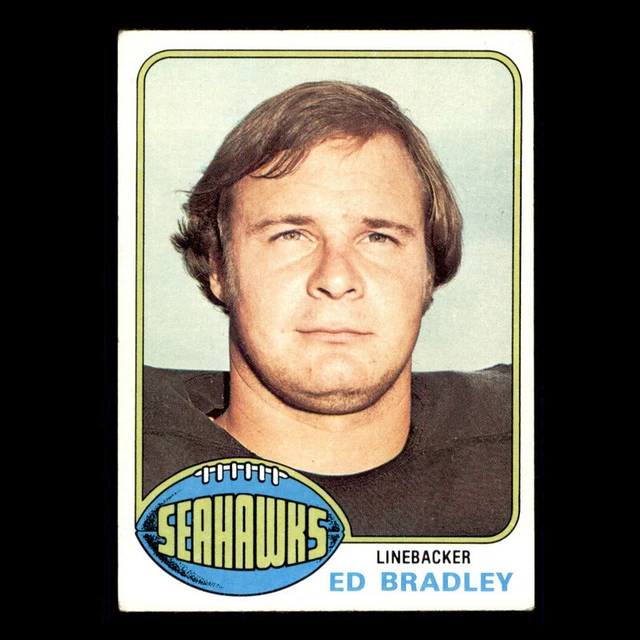 ED BRADLEY [BASE] #147 Seahawks de Seattle - 1976 Topps Football EX-MT ...