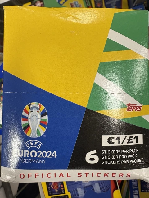 TOPPS UEFA EURO 2024 Germany Football Stickers X1 Sealed Box £25.00 ...