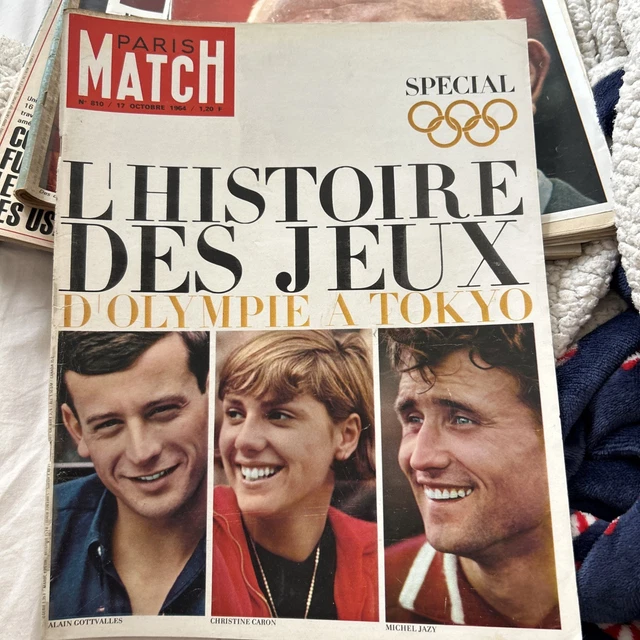 MAGAZINE / REVUE Paris Match n° 810 du 17/10/1964 Spécial Jeux ...